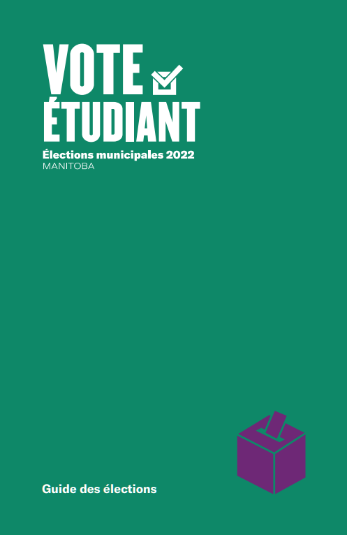 Vote étudiant élections municipales Manitoba 2022